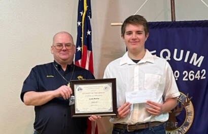 Milestone: Rocha named Sequim Elks’ Student of Month for February 2023 ...